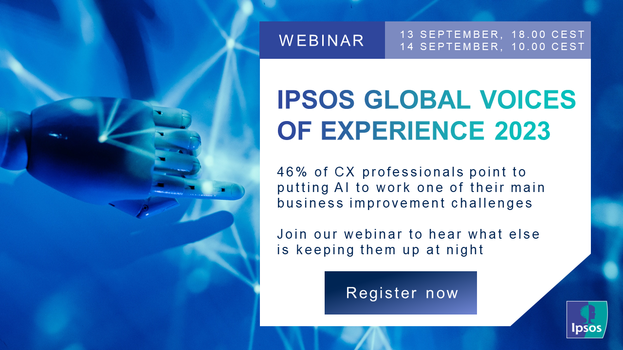 Global Voices of Experience 2023 - 13/14 September Webinar | Ipsos